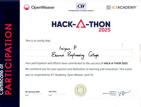 Hackathon Icthackathon Womensafety Innovation Teamwork Problemsolving Iniyaa Paari