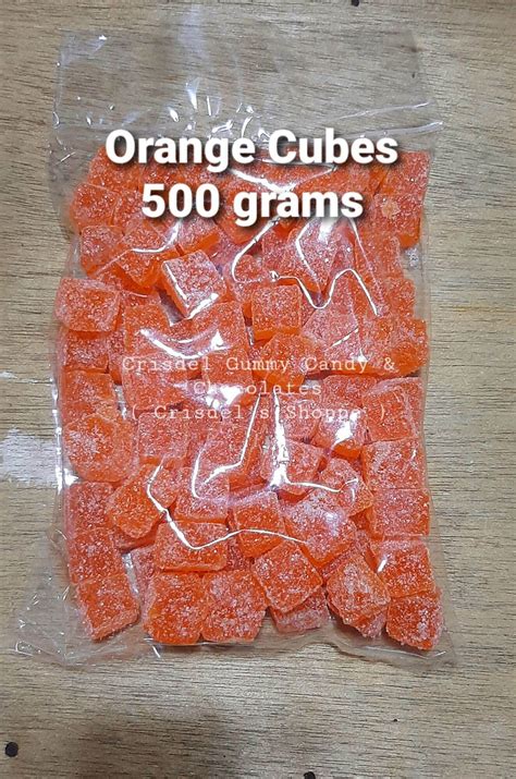 Gummy Cubes 500g Gummy Candy Pineapple Cubes Strawberry Cubes Orange Cubes Lazada Ph