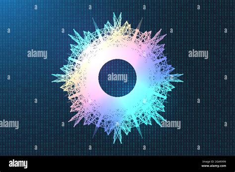 Quantum Computer Innovation Technology Concept Sphere Explosion