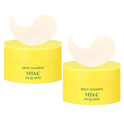 Goodall 2 Pack Hydrating Eye Patches With Vitamin C Green Mandarin