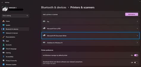 Enable Microsoft XPS Document Writer In Windows