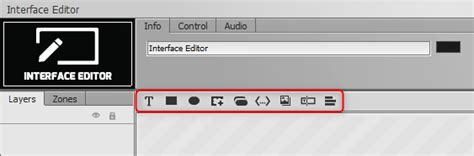 Interface Editor Overview Scene And Layer Settings Displayforce
