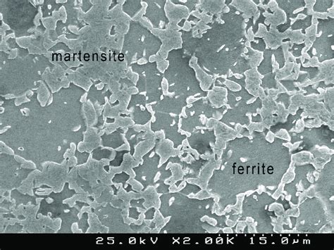 Microstructure Observation Of Dual Phase Dp1000 Steel Used
