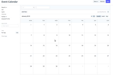 V11 Staging Error In Calendar View When Filtering On Assigned To Me