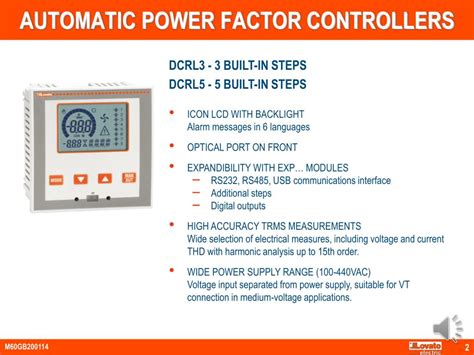 PPT AUTOMATIC POWER FACTOR CONTROLLERS PowerPoint Presentation Free Download ID 4841131