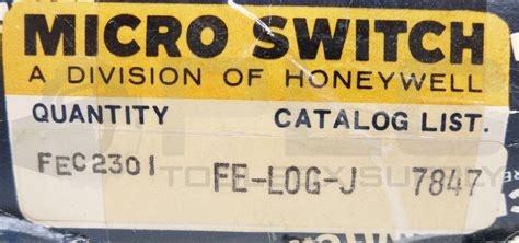 new honeywell microswitch fe log j photoelectric logic board fec2301 plc toolbox supply