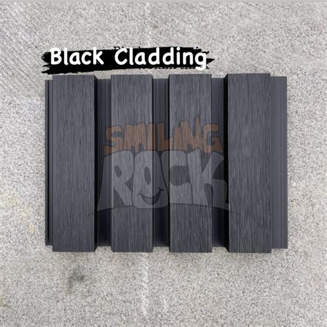 Composite Wpc Exterior Cladding Black Smiling Rock Melbourne