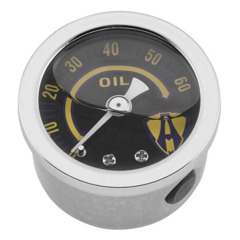 Arlen Ness 15in Chrome Oil Pressure Gauge Kit 15 655 Affordable
