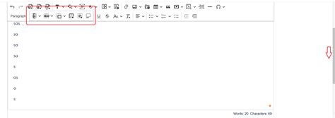 Table Properties Toolbar Is Scrolling Through Non Editor Content Section Also · Issue 14559