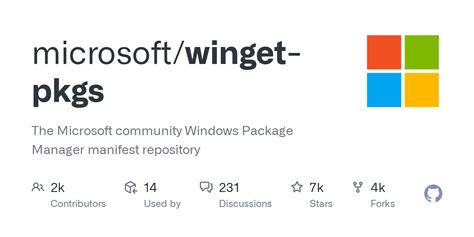 issues · microsoft winget pkgs · github