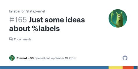 Just Some Ideas About Labels Issue 165 Kylebarron Stata Kernel