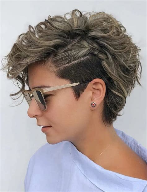 Long Wavy Pixie