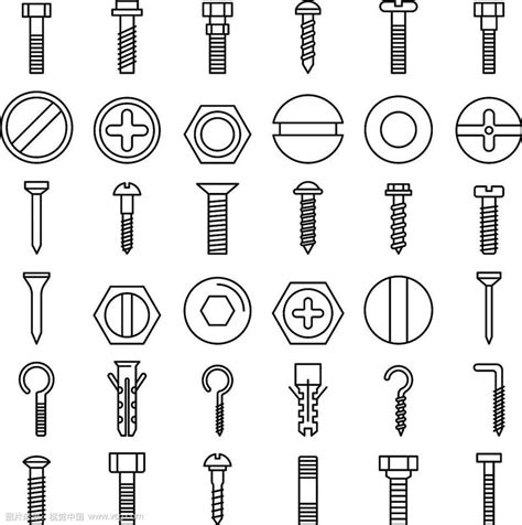 螺丝钉画法简笔画（最新13张） 简笔画图片大全