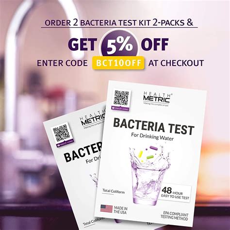 Easy To Use Coliform Bacteria Test Kit For Drinking Qatar Ubuy