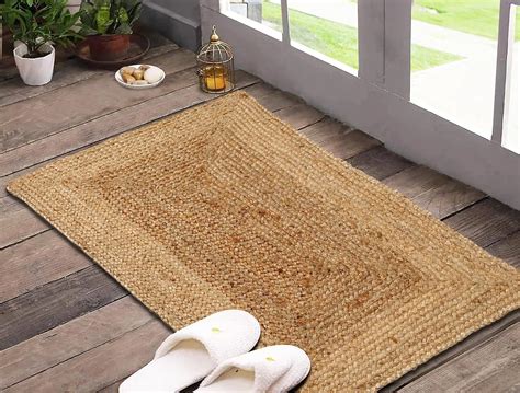 Kalakriti 2x3 Ftwelcome Mats For Entry Front Main Door Jute Doormat