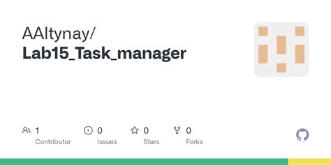 Lab15 Task Manager Readme Md At Main · Aaltynay Lab15 Task Manager · Github