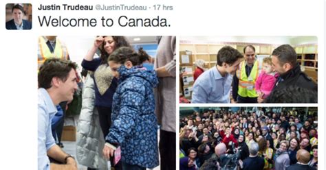 Canadian Pm Justin Trudeau Has Personally Welcomed The First Of 25000