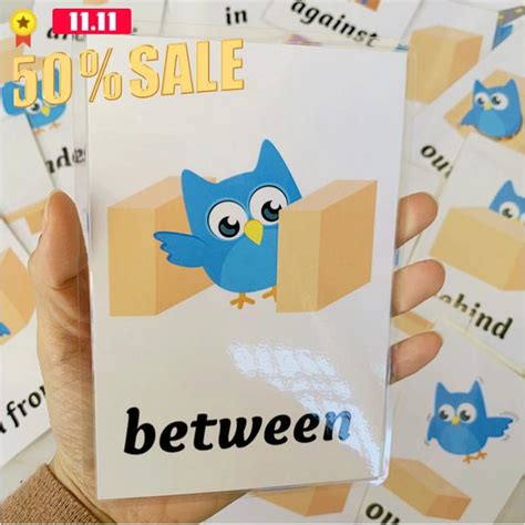 플래시 카드 위치 전치사 영어 학습 카드 어린이용 조기 교육 메모리 게임 교사 교육 보조 20 개입 Aliexpress