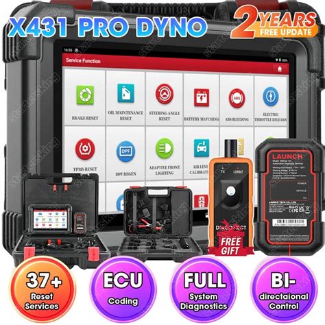 Launch X431 Pro Dyno Pro3s Bidirectional Coding Automotive Diagnostic