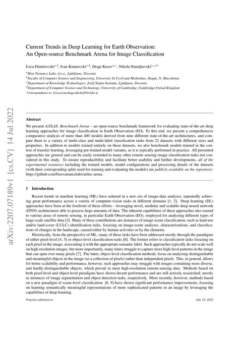 Pdf Current Trends In Deep Learning For Earth Observation An Open