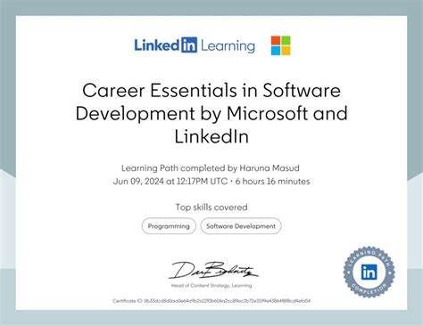 Haruna Masud On Linkedin Certificate Of Completion