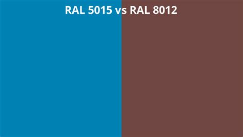 Ral 5015 Vs 8012 Ral Colour Chart Uk