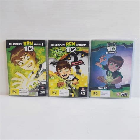 Ben 10 Dvd Complete Seasons 1 2 And Omniverse Sealed R4 Cartoon Network
