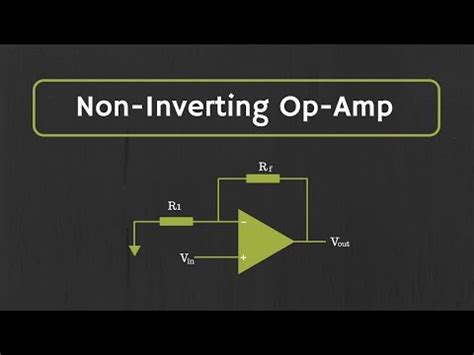 Operational Amplifier Non Inverting Op And Op As Buffer Op As Voltage Follower