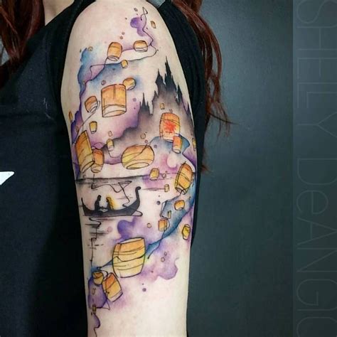 Rapunzel Flower Tattoos