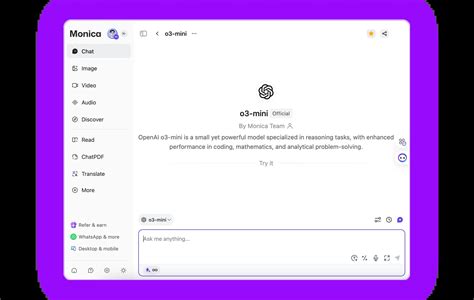 Chat With OpenAI O Mini