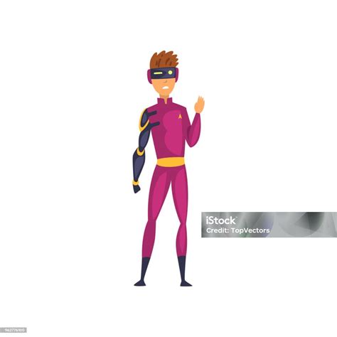 남자 미래 의류와 안경 흰색 배경에 미래의 개념 벡터 일러스트 레이 션의 기술 개념에 대한 스톡 벡터 아트 및 기타 이미지