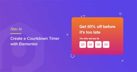 how to create a countdown timer with elementor powerpack addons for