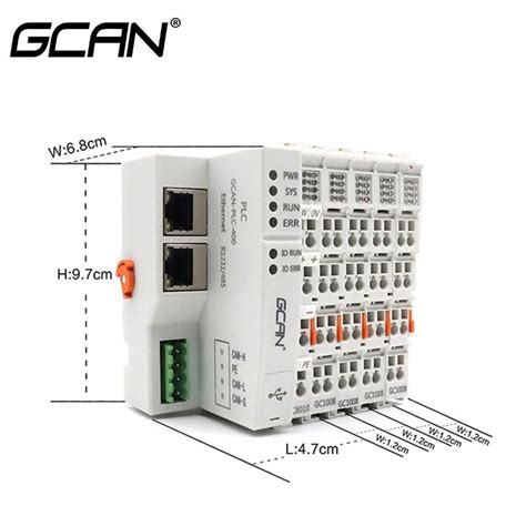 Plc Logic Controller Supporting Canopen And Modbus Two Communication