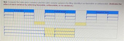 solved exercise 23−26 algo computing sales variances lo a1