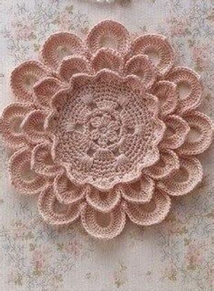 Crochet Flower Doily With Diagram ⋆ Crochet Kingdom