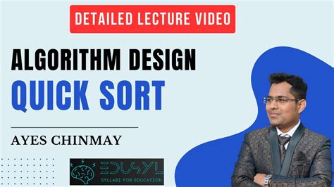 Algorithm Design Divide And Conquer Approach Quick Sort Algorithm