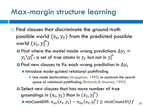 Ppt Online Structure Learning For Markov Logic Networks Powerpoint Presentation Id1534842