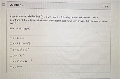 solved d question 3 1 pts suppose you are asked to find in