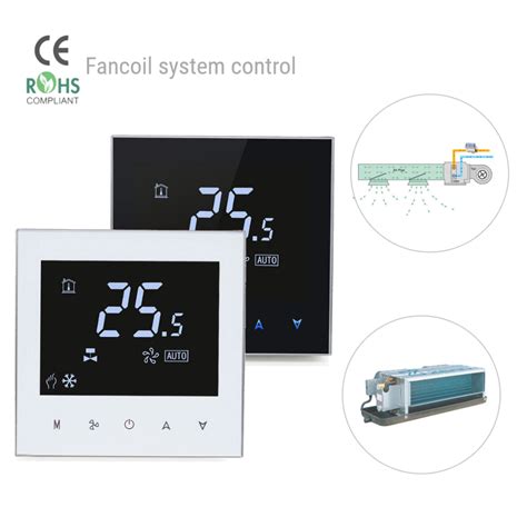 Hotowell Wf02 Smart Wifi Programmable Modbus Thermostat For Fan Coil Unit