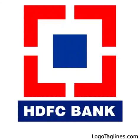 Hdfc Bank Logo And Tagline Slogan Headquarter