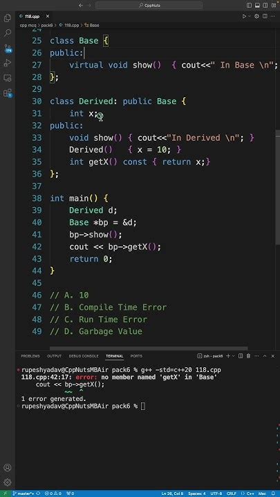 Missing Base Class Function When Calling Derived Class Function From Base Class Pointer In C