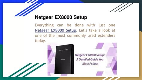 Ppt Netgear Ex Setup Powerpoint Presentation Free Download Id