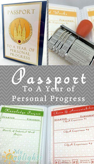 Young Women A Year To Personal Progress Passport Artofit