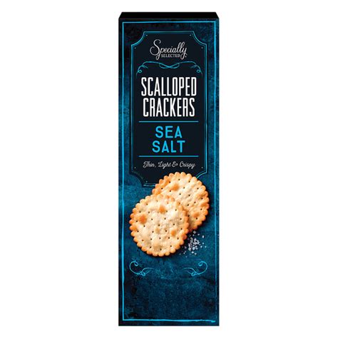 Specially Selected Sea Salt Scalloped Crackers Same Day Delivery Or Pickup Aldi