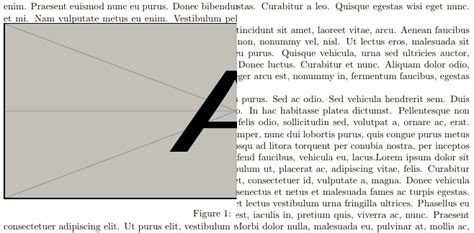 Vertical Alignment How Can I Achieve Grid Typesetting With A Figure