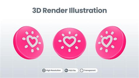 Premium Psd 3d Render Valentine With Juice Icon For Ui Ux Web Mobile App Social Media Promotion