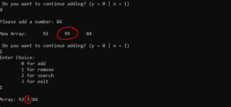 C Create A Menu For Users To Choose Whether They Want To Addremove