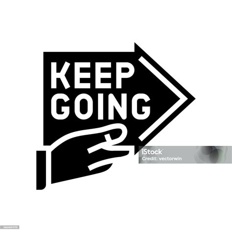 계속 화살표 성공 챌린지 글리프 아이콘 벡터 일러스트레이션 남자 사업가에 대한 스톡 벡터 아트 및 기타 이미지 남자 사업가