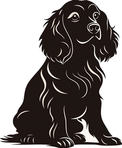 Cocker Spaniel Silhouette Vector Art Icons And Graphics For Free Download