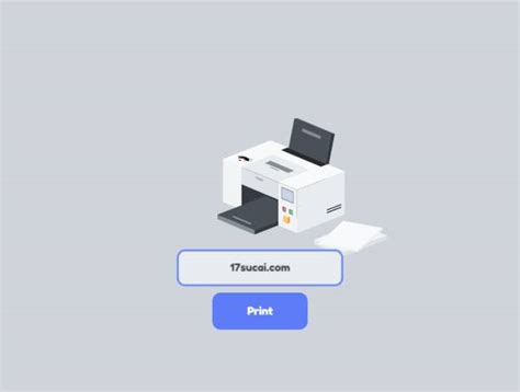 Css打印设置printjs，缩放文本重排案例 17素材网